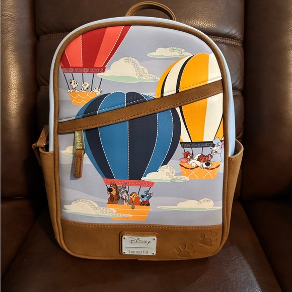 Loungefly | Bags | Loungefly Disney Dogs Hot Air Balloon Backpack ...